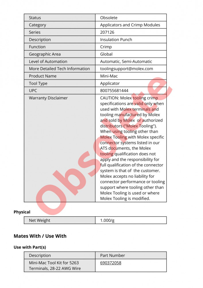 Molex 690392501 document image 2