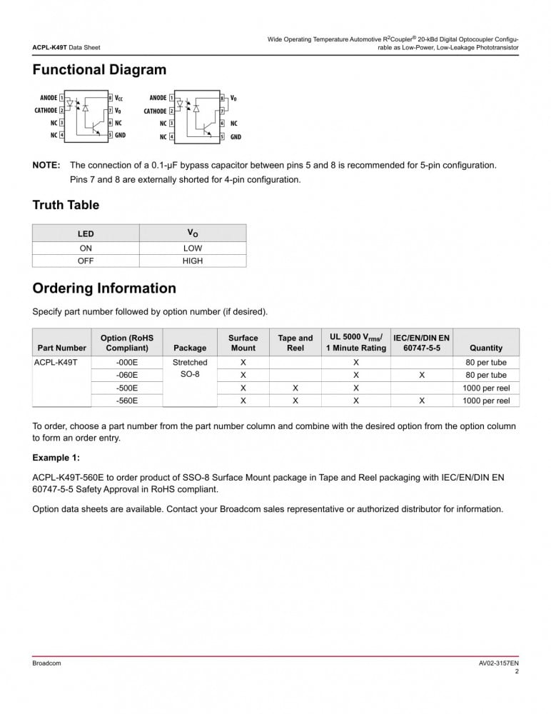 ACPL-K49T-000E datasheet page 2