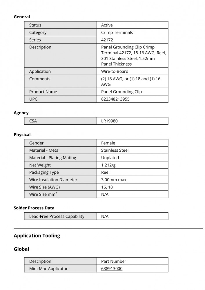 Molex 50291597 technical document image, page 2