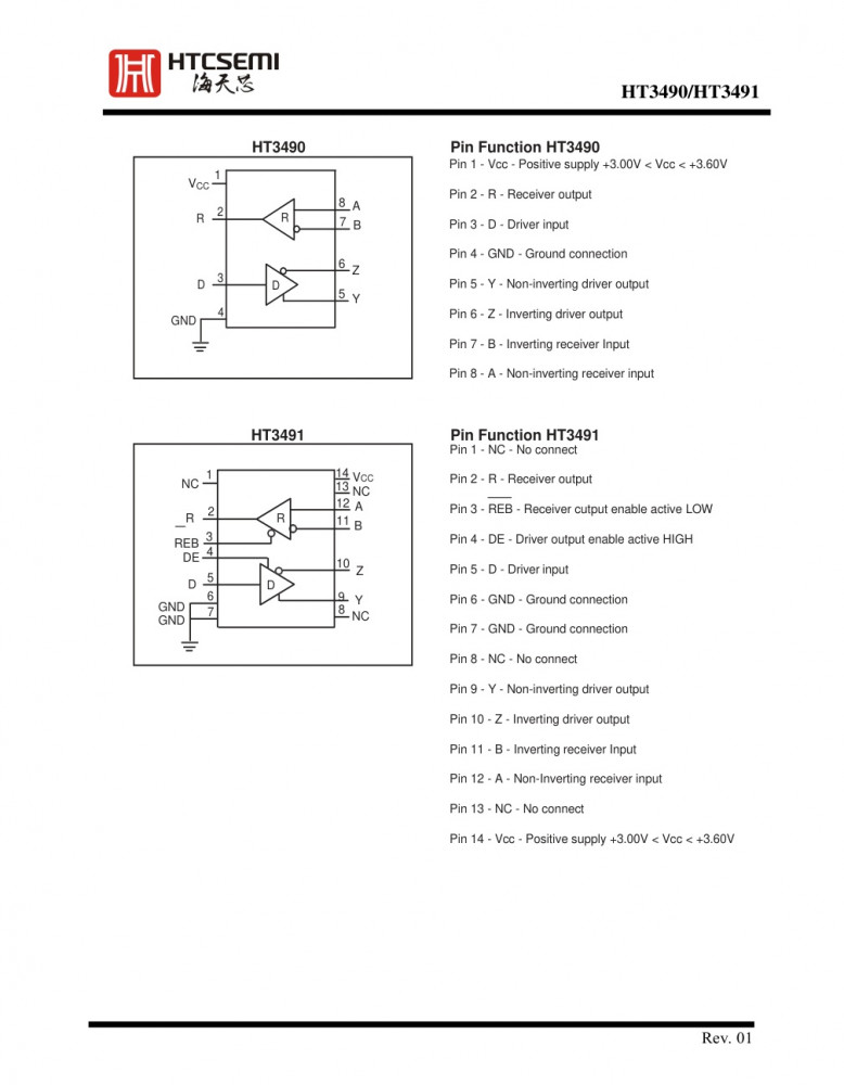 HT3490EBRZ datasheet page 6