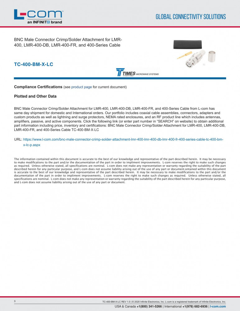 TC-400-BM-X-LC technical document page 3