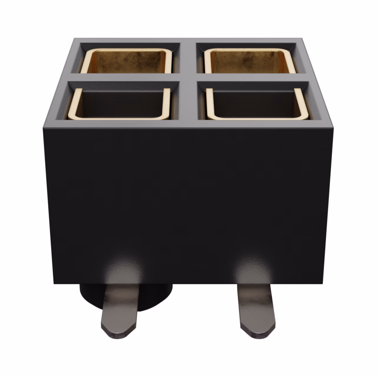 2.00mm Pitch Milli-Grid Receptacle, Surface Mount, Bottom Entry, 0.13µm Gold (Au) Plating, 4 Circuits, with Peg, Tube, Lead-Free for sale