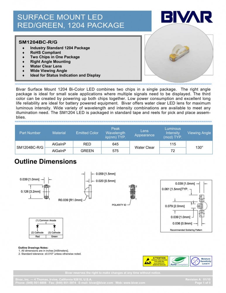 SM1204BC-R/G datasheet page 1