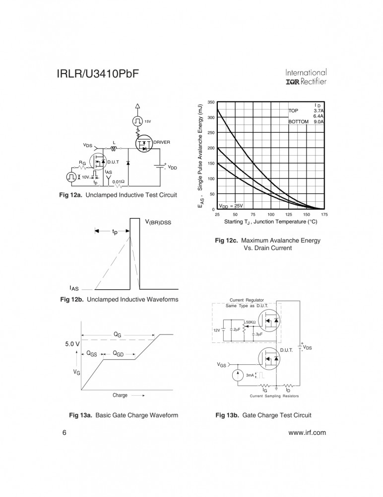 IRLR3410 datasheet page 6