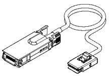 External Multi-Lane-to-Internal Mini Multi-Lane, SAS SFF-8470-to-36 Circuits Internal iPass 28 AWG, 0.60m Length for sale