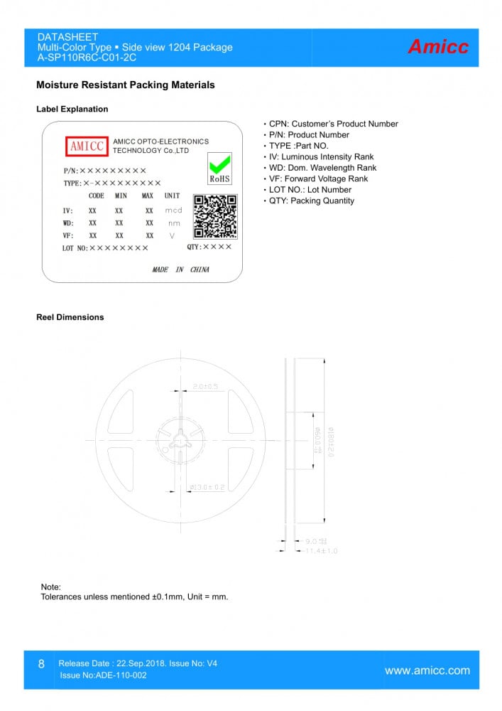 A-SP110R6C-C01-2C approval sheet page 8