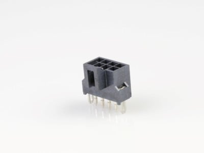 3.33mm / 6.00mm Pitch Hybrid Inline Female Housing, Right Slide Orientation, Dual Row, 16 Circuits, Gray