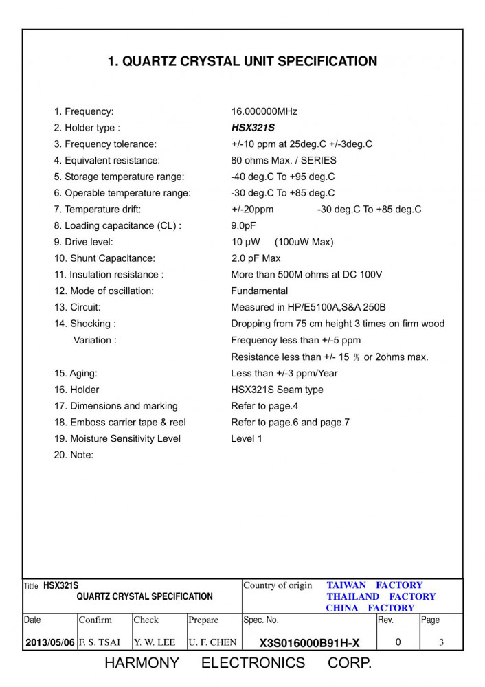 HELE X3S026000B91H-X specification page 3