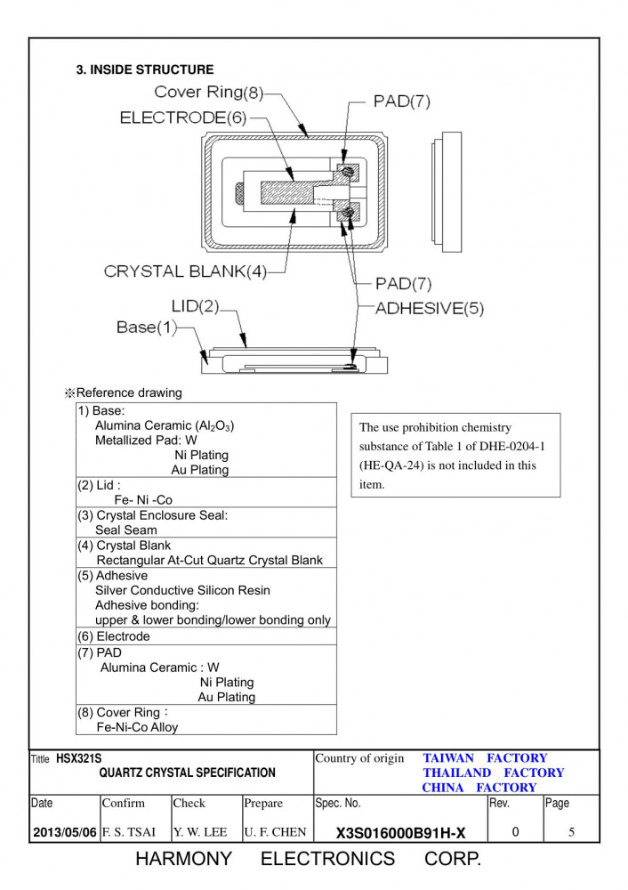 HELE X3S026000B91H-X specification page 5