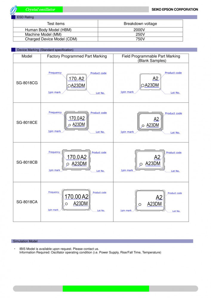 EPSON SG-8018 series datasheet page 6