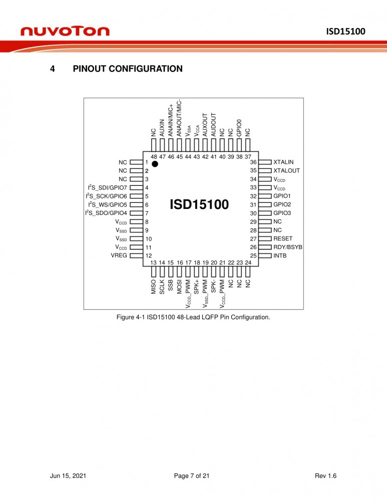 ISD15100 datasheet page 7