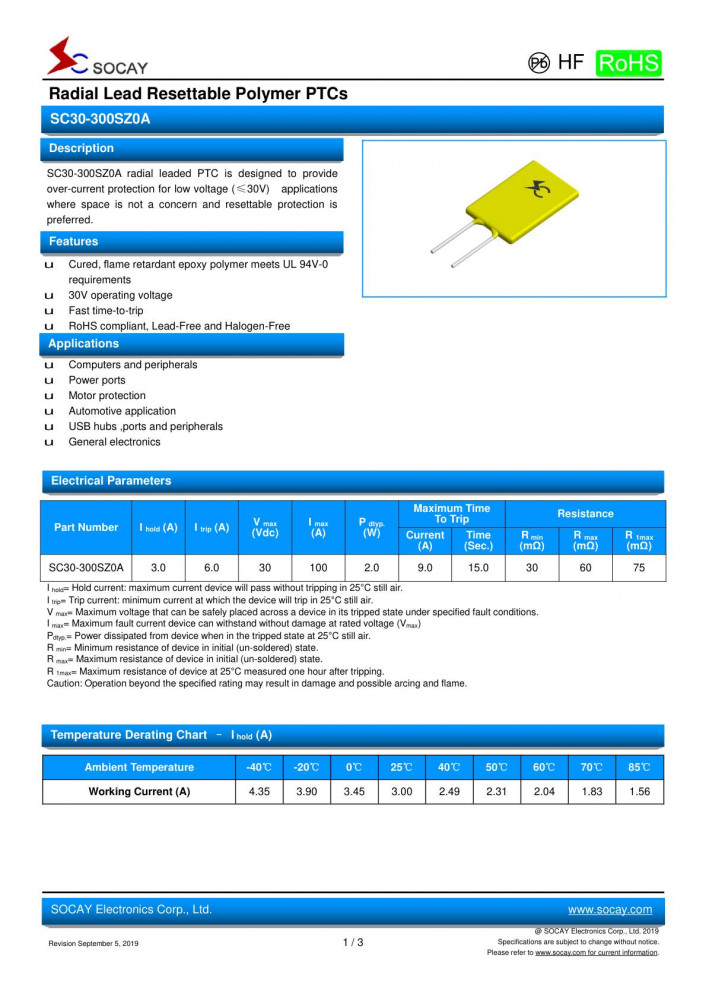 SC30-300SZ0A technical document page 1