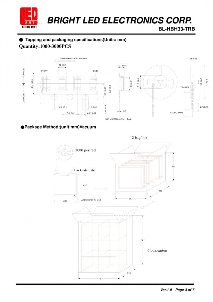 BL-HBH33-TRB datasheet page 4