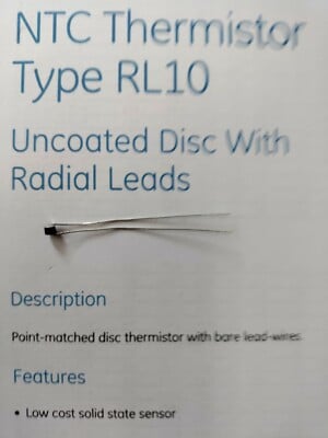 Amphenol RL1006-53.4K-140-D1 NTC Thermistor for sale