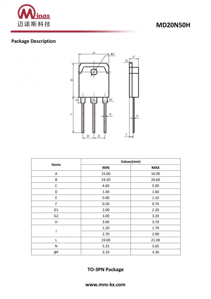 MD20N50H datasheet page 9