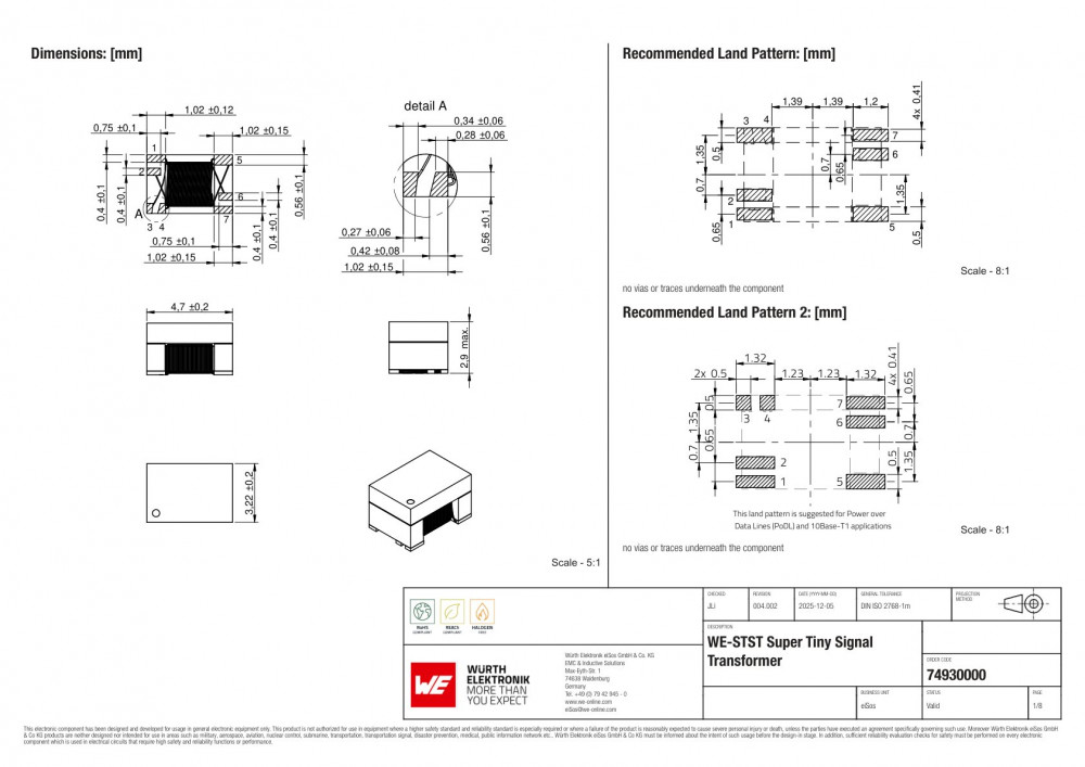 74930000 technical document, page 1