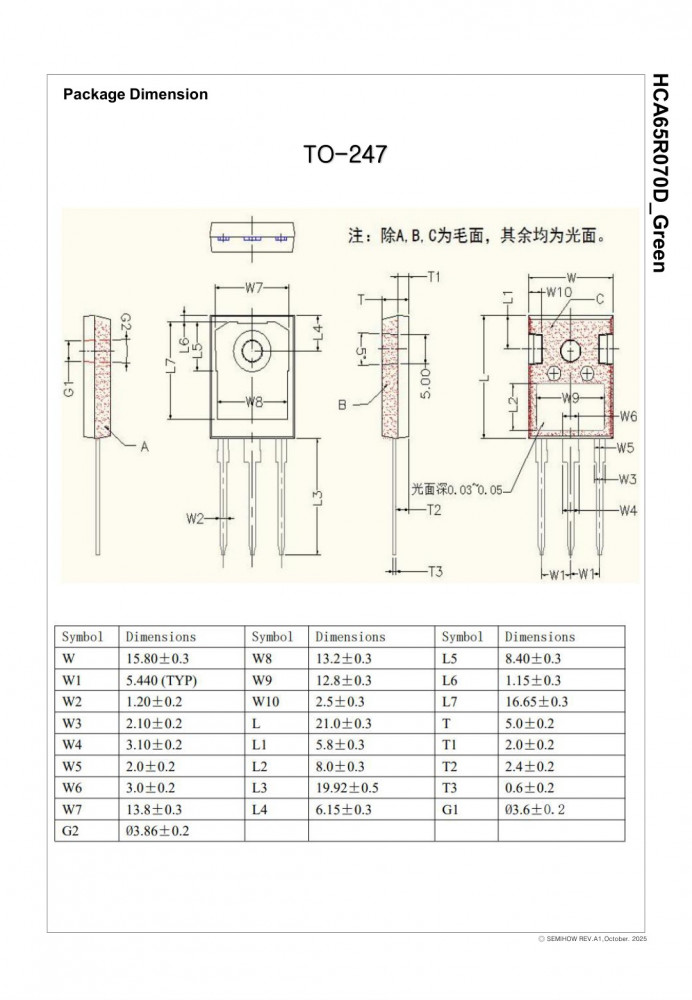 HCA65R070D datasheet page 8