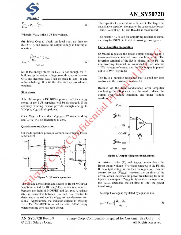 SY5072BABT datasheet page 6