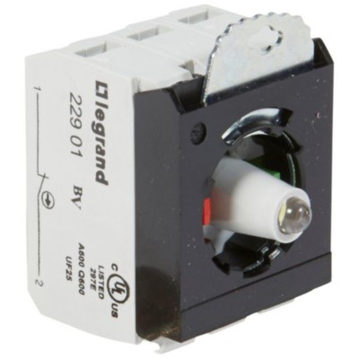Osmoz block sub-assemblies - for Illuminated head - NO+NC - white - 12-24 V~/= for sale