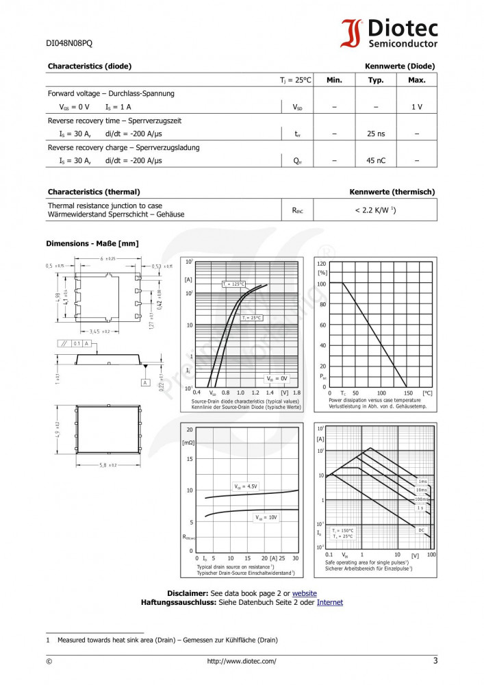 DIOTEC DI048N08PQ-Q datasheet page 3