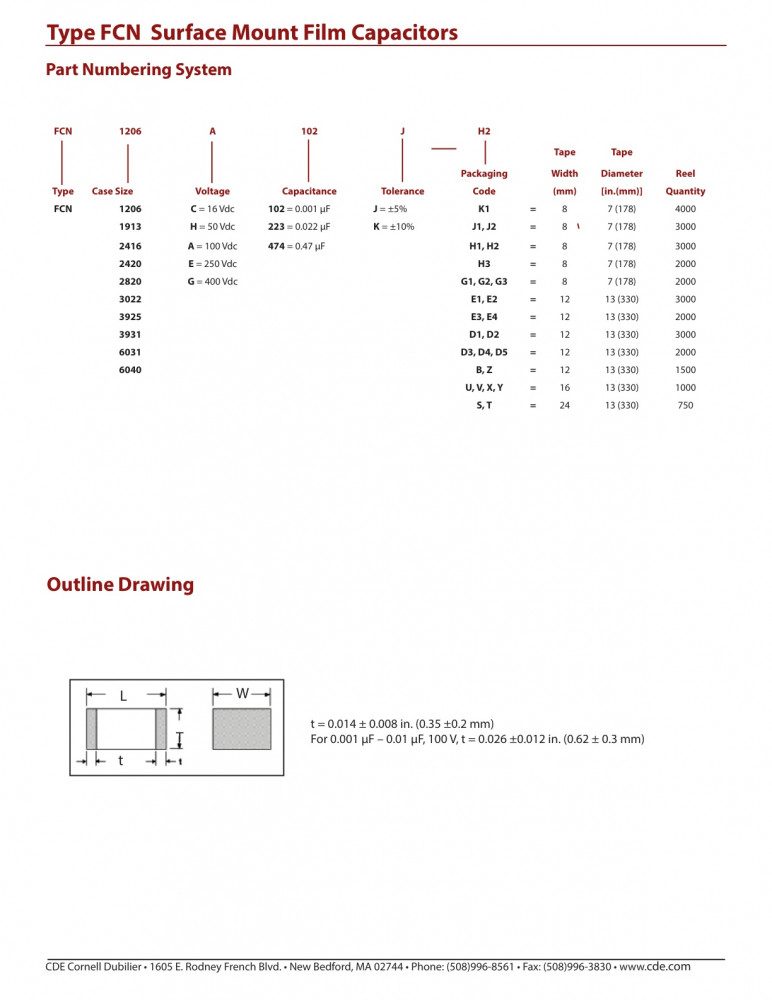 FCN datasheet page 2