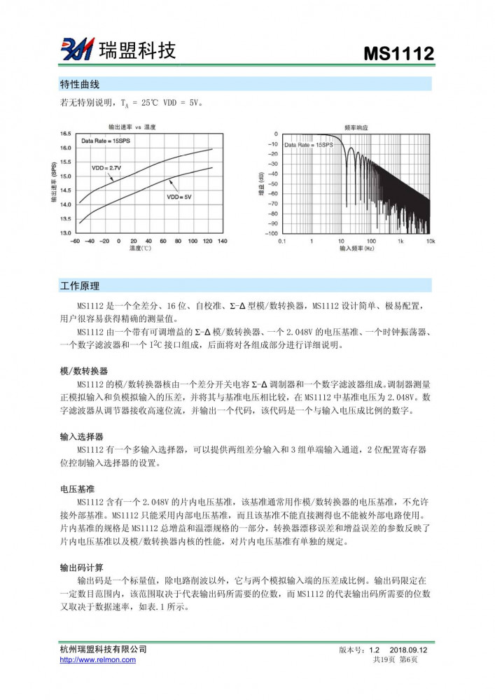MS1112 datasheet page 6