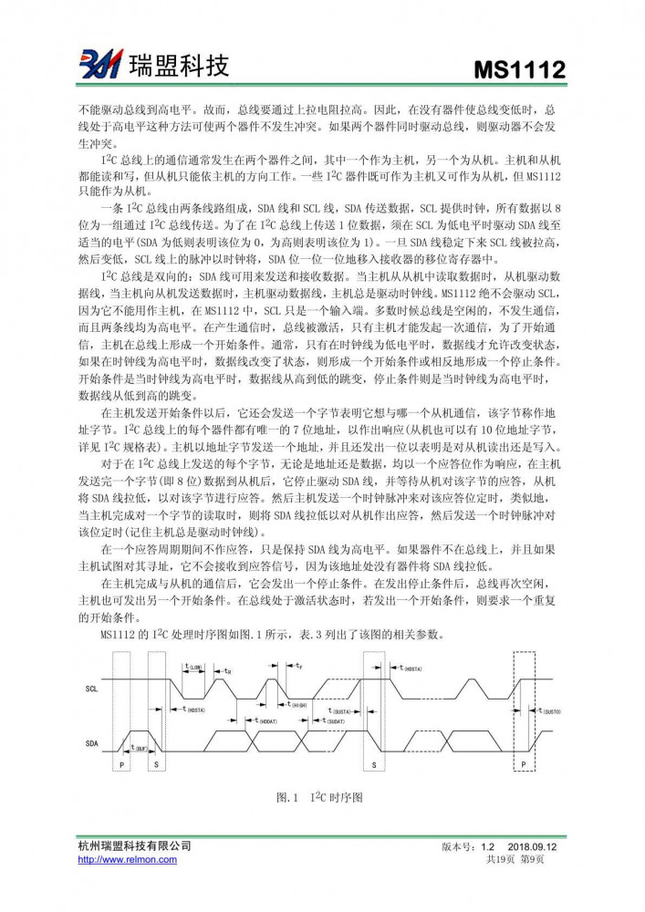 MS1112 datasheet page 9