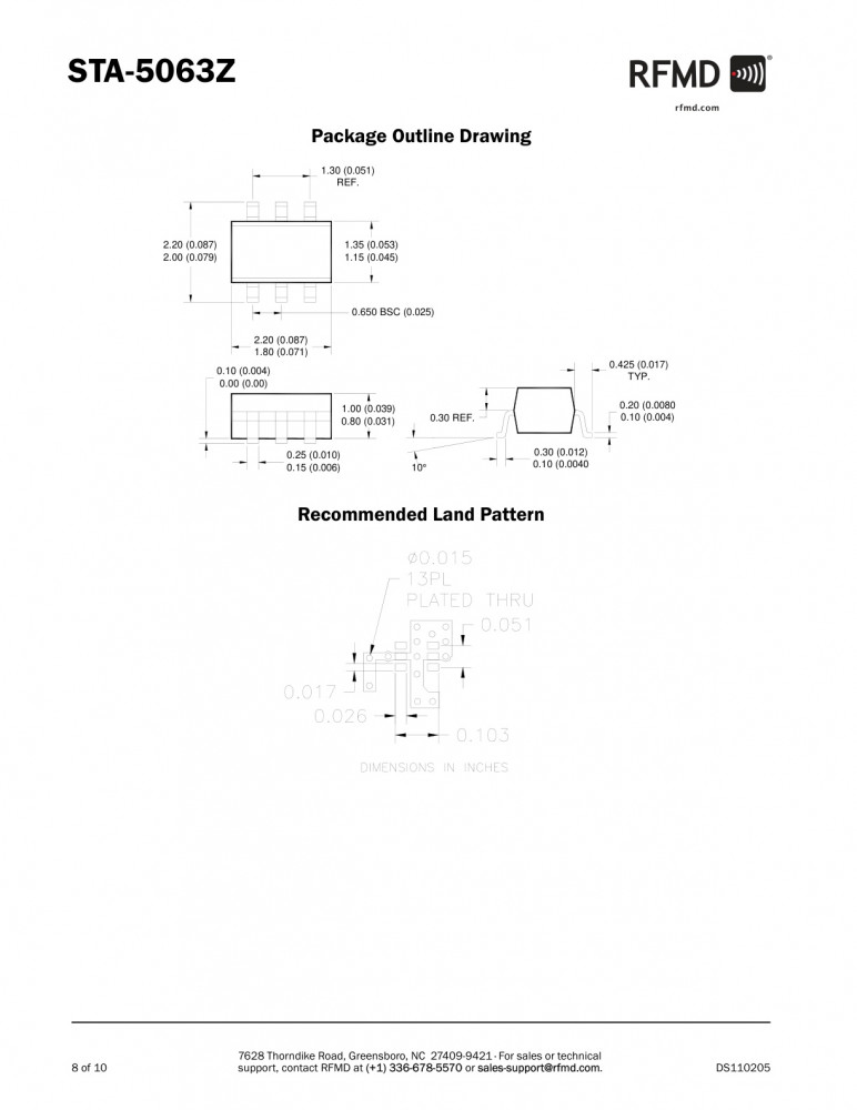 STA5063ZSR datasheet page 8