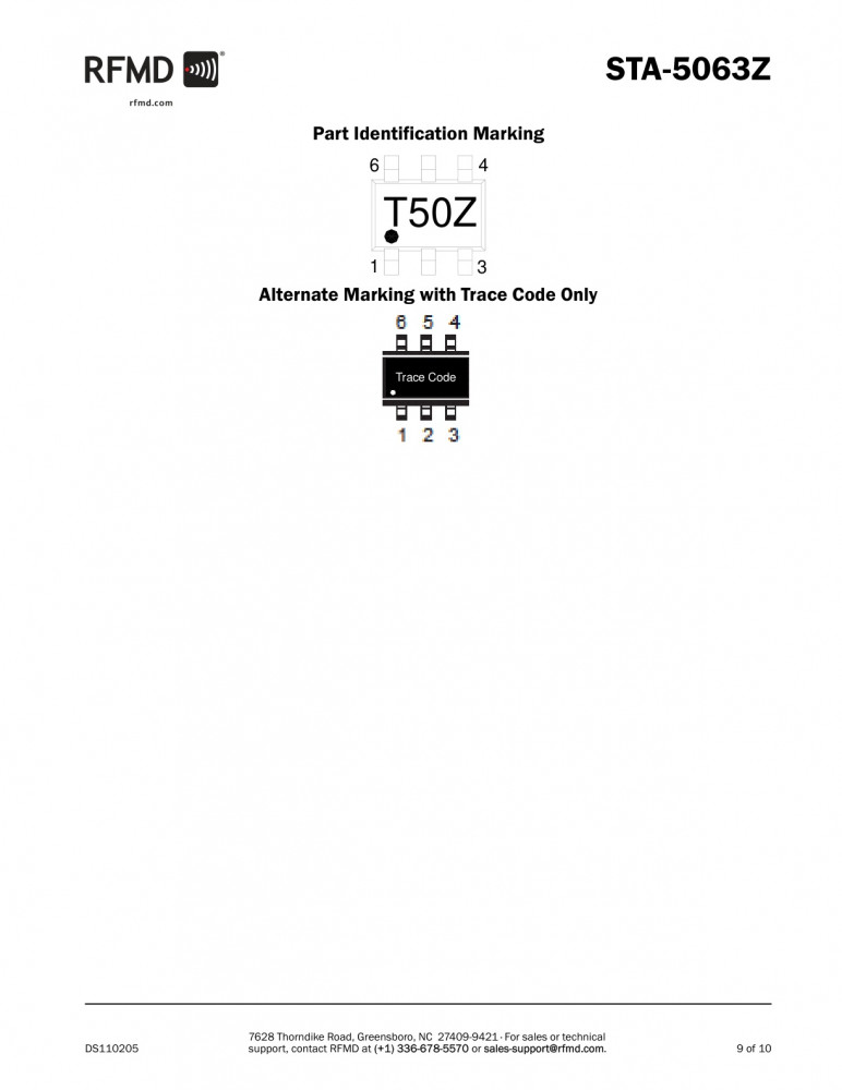 STA5063ZSR datasheet page 9
