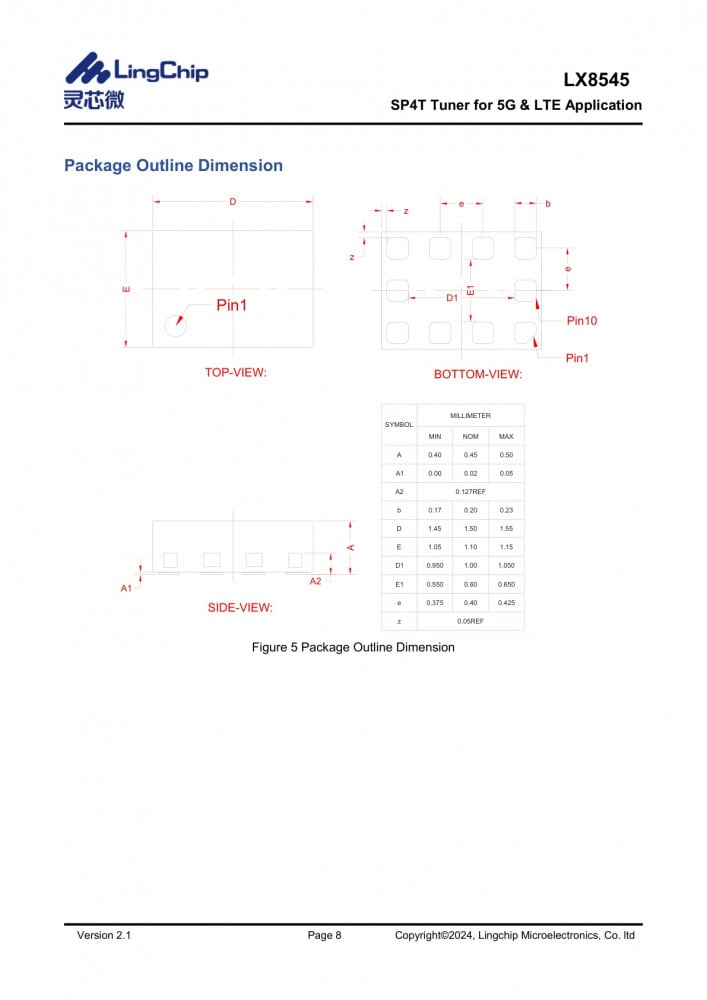 LX8545 datasheet page 8