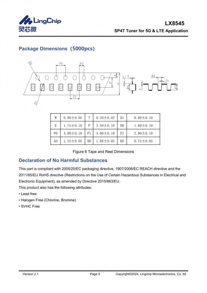 LX8545 datasheet page 9