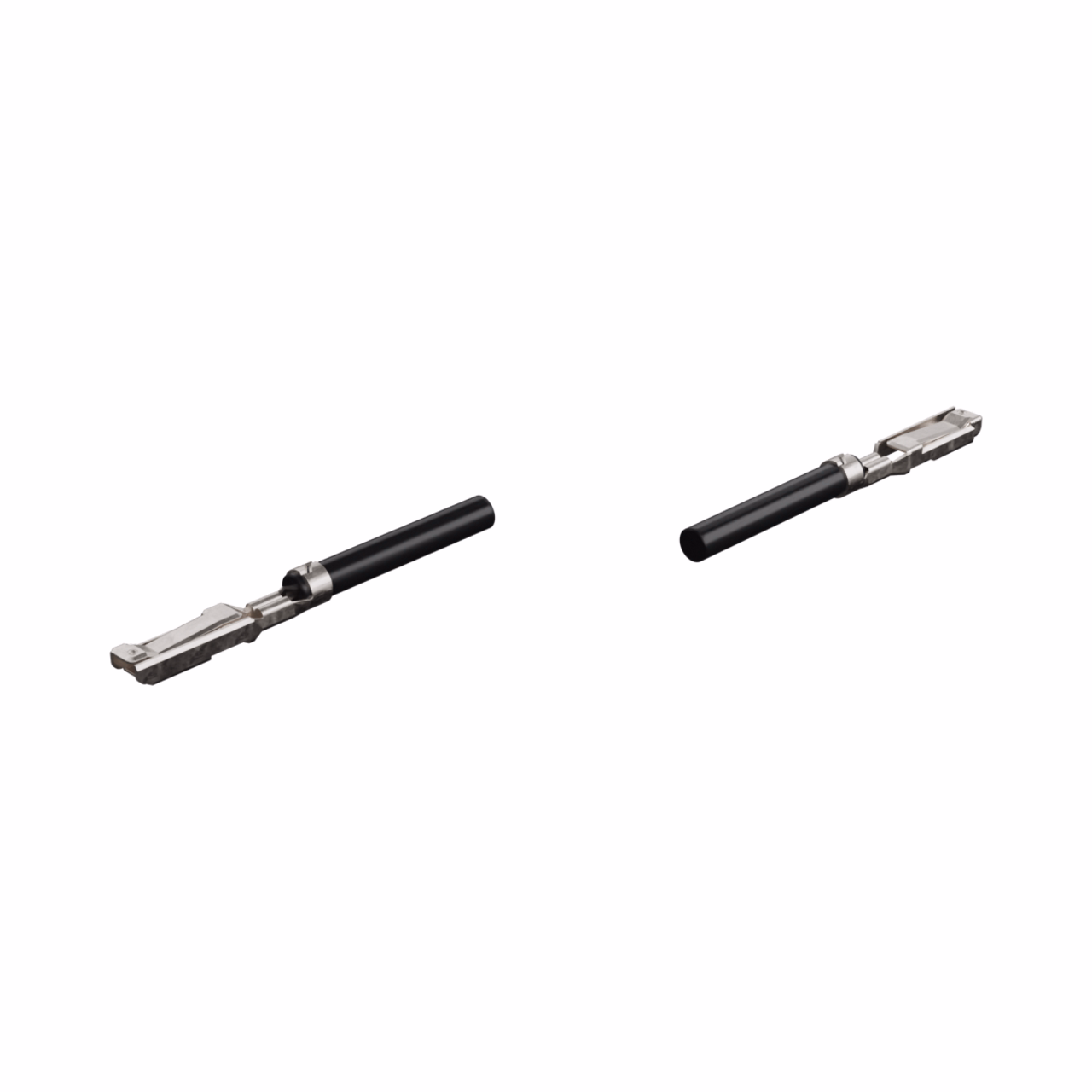 Pre-Crimped Lead Mizu-P25 Female-to-Mizu-P25 Female, Tin (Sn) Plating, 300.00mm Length, 0.50mm² Wire, Black for sale