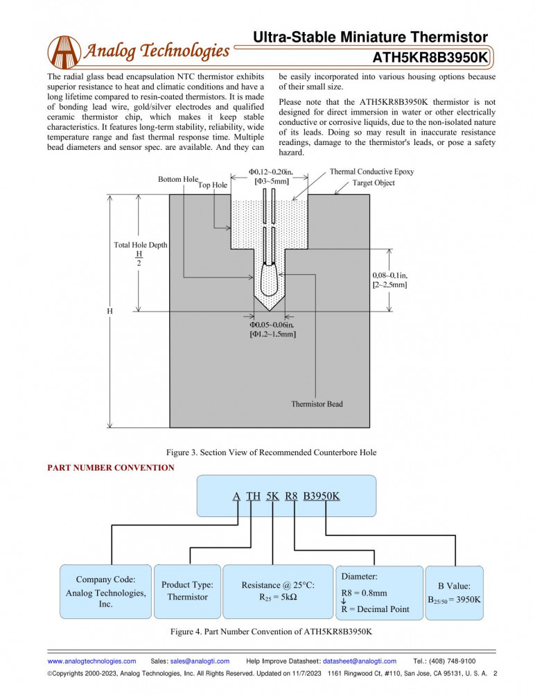 ATH5KR8B3950K technical document page 2
