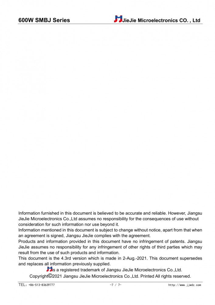 SMBJ series datasheet page 7