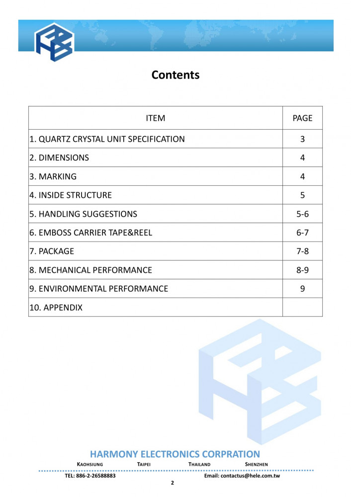 X2C040000B91HA-Z datasheet page 3
