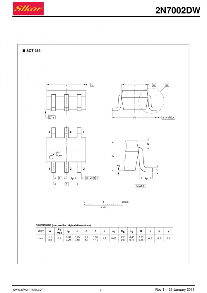 2N7002DW datasheet page 3