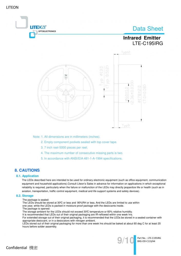 LTE-C195IRG datasheet page 10