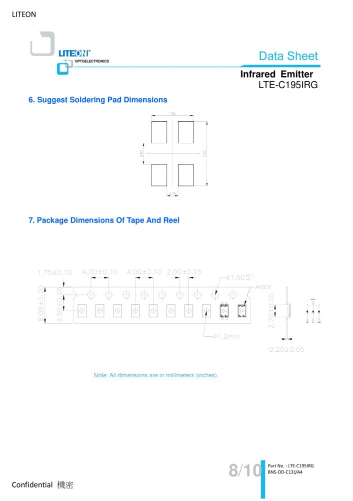 LTE-C195IRG datasheet page 9