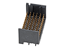 Impact 100 Ohm 4 Pair Vertical Backplane Header, Unguided, Open Endwall,  6 Columns, 72 Circuits, Pin Length 5.50mm, Plated Through Hole Dimension 0.39mm, Lead-Free for sale