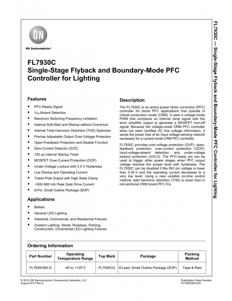 FL7930C technical document page 2