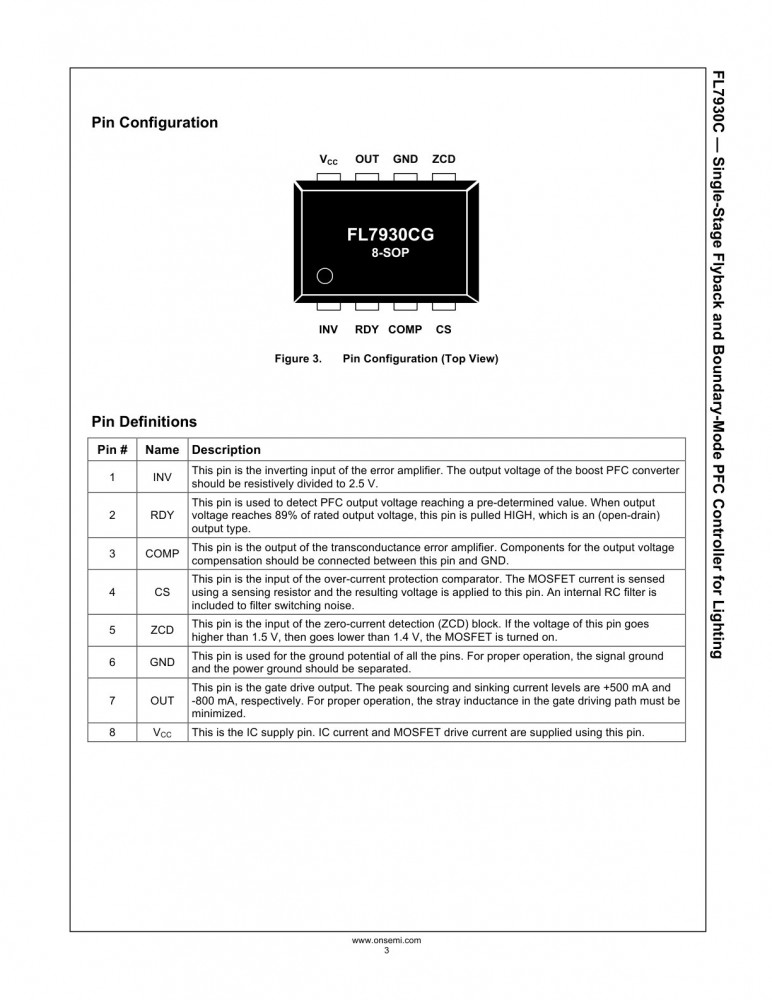 FL7930C technical document page 4