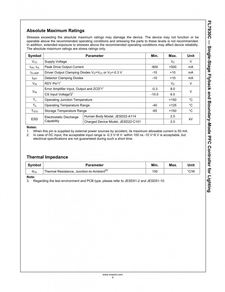 FL7930C technical document page 5