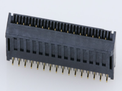 Easy-On FFC/FPC Connector, 0.50mm Pitch, Surface Mount, Vertical, Non-ZIF, Standard Footprint, Gold Plating, Black, 13 Circuits