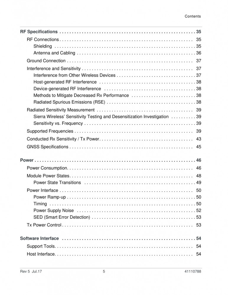 AirPrime EM7565 document preview, page 5