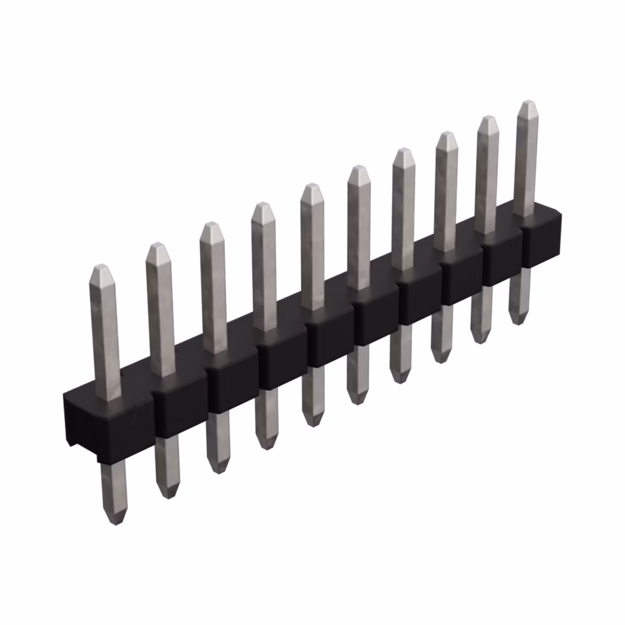 2.00mm Pitch Milli-Grid Header, Vertical, Through Hole, Breakaway, 10 Circuits, 2.50µm Tin (Sn) Plating, Mating Pin Length 4.00mm, Tail Length 2.70mm, Lead-Free for sale