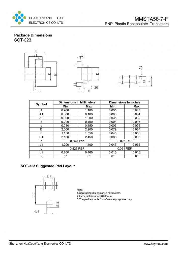 MMSTA56-7-F-HXY datasheet page 3