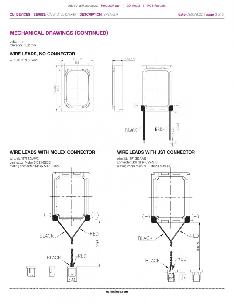 CMS-151135-078S-67 datasheet page 3