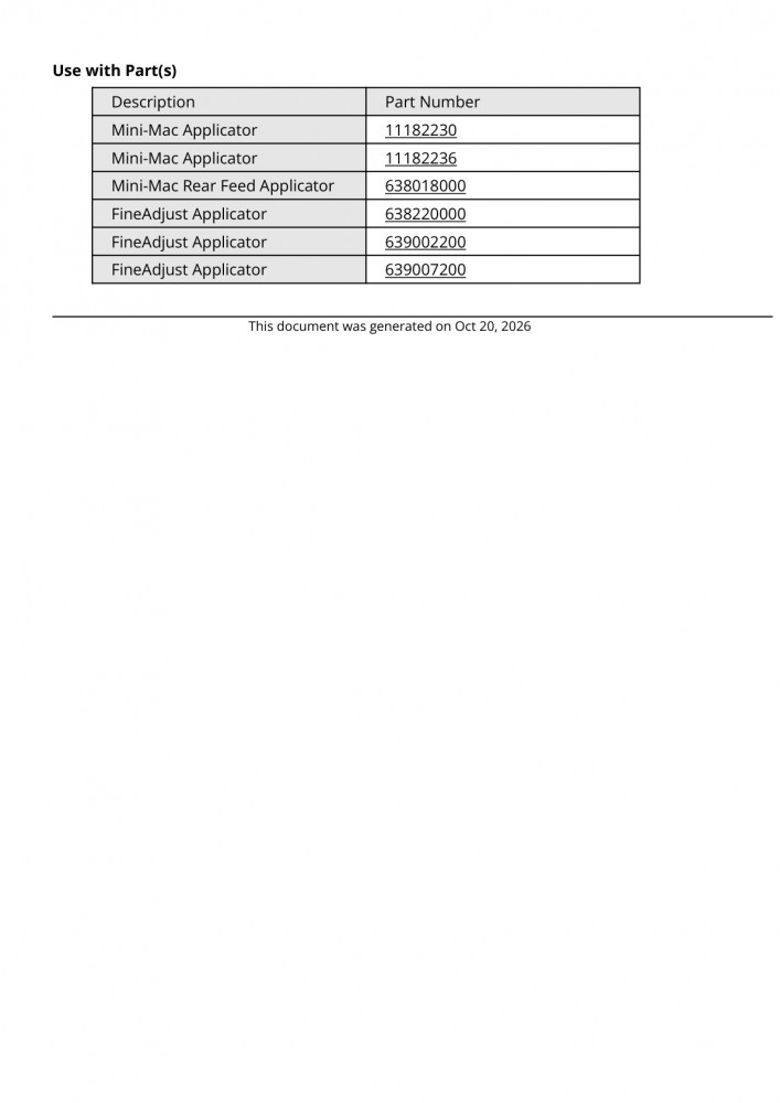 Tooling specification document preview, page 3