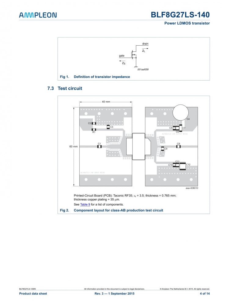 BLF8G27LS-140,112 datasheet page 4