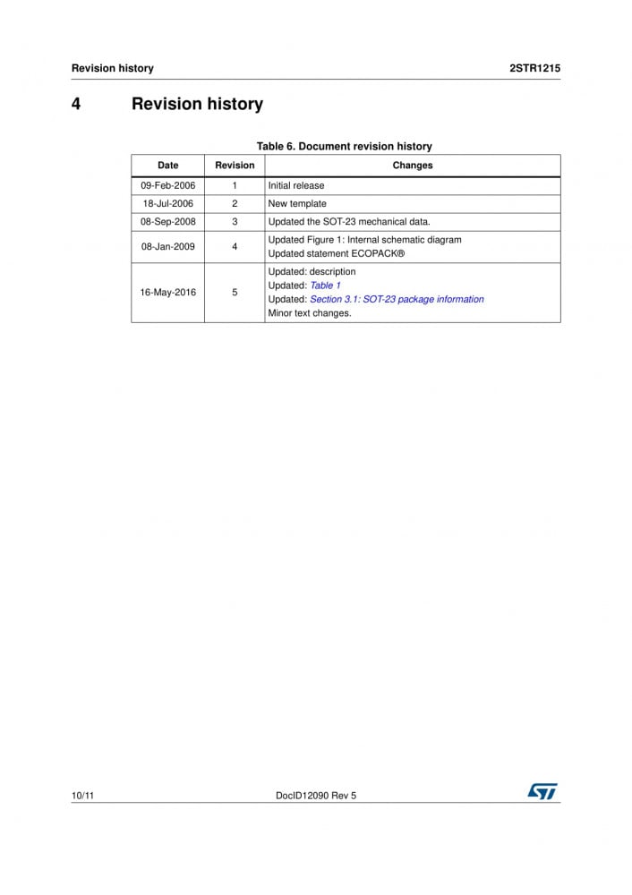 2STR1215 datasheet page 10